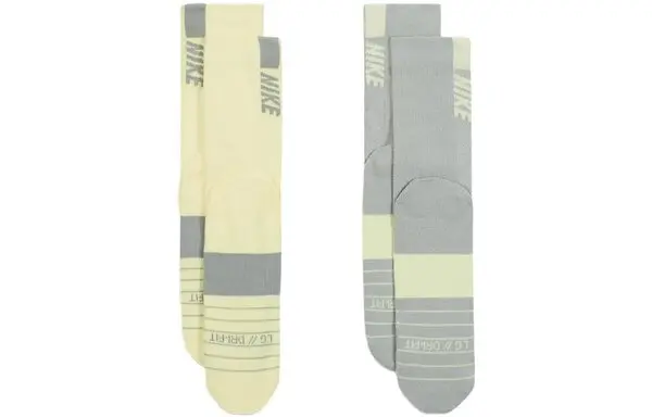 Nike Multiplier Logo Socks 'beige Grey