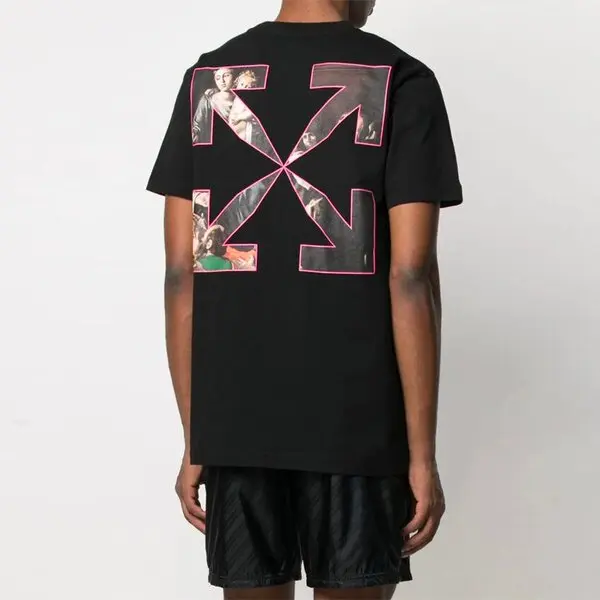 Off-White Sprayed Caravaggio Short-sleeve Slim Tee