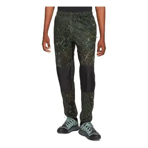 Nike Contrast Color Stitching Loose Casual Pants - Multi-color