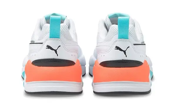 PUMA X-ray 2 Square Sneakers - White/orange/blue