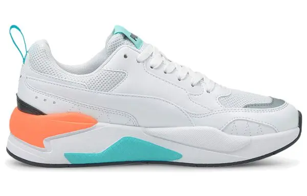 PUMA X-ray 2 Square Sneakers - White/orange/blue