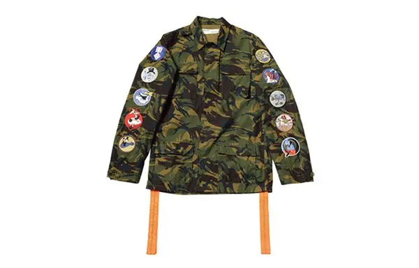 Off-White Camouflage Arrows Patch Jacket