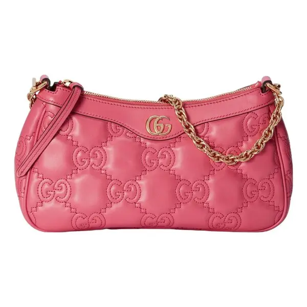 Gucci Gg Matelasse Handbag - Pink