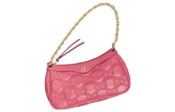 Gucci Gg Matelasse Handbag - Pink