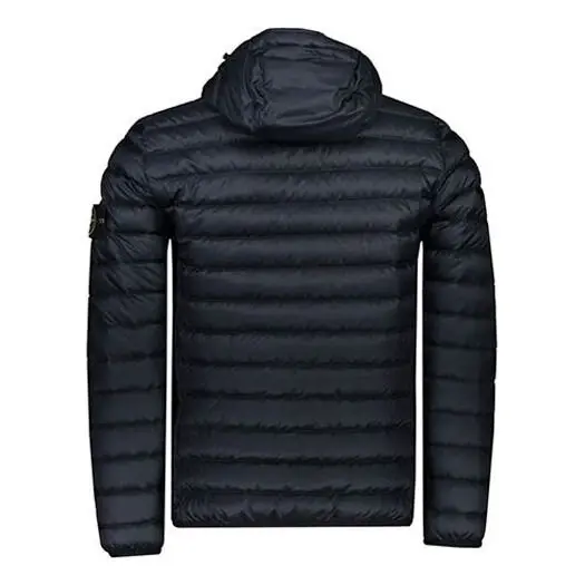 Stone Island Quilted Down Jacket - Navy
