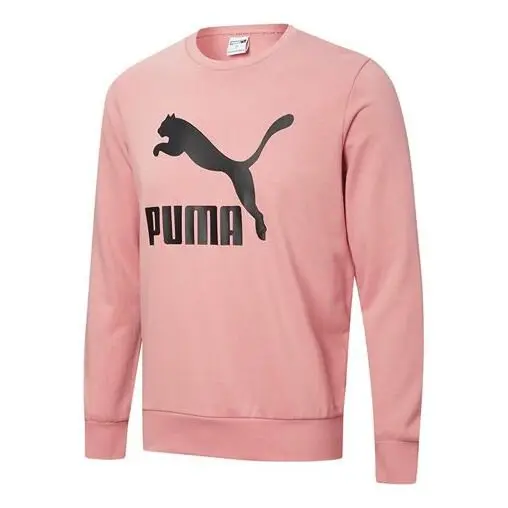PUMA Casual Sports Round Neck Pullover - Pink