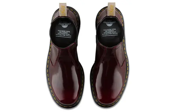 Dr. Martens 2976 Vegan Chelsea Boots - Cherry Red