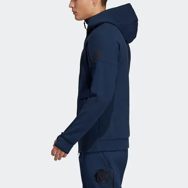 Adidas Basketball Sports Hooded Jacket