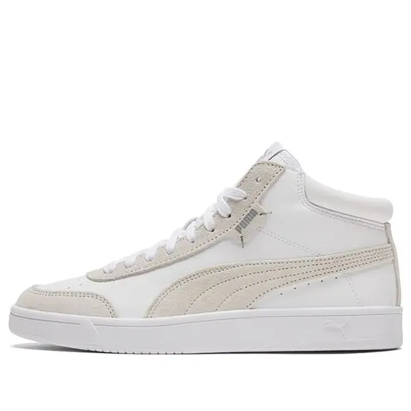PUMA Court Legend Mid Sneakers - White/grey