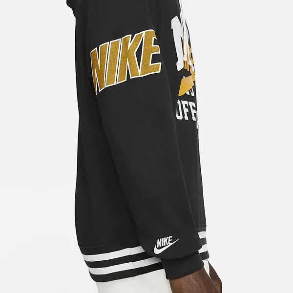 Nike French Terry Pullover Hoodie - Black