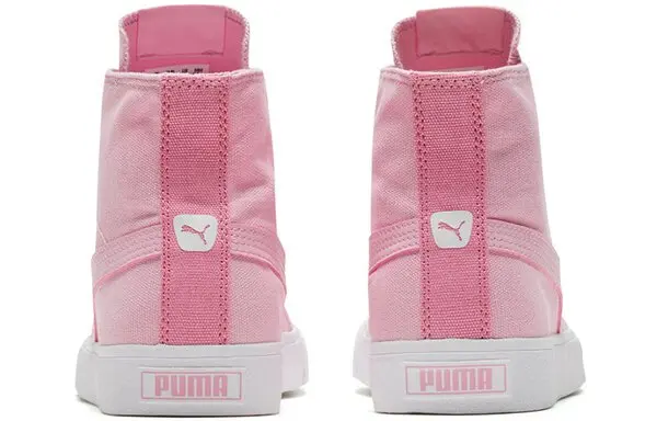 PUMA Bari Mid High-top Sneakers - White/pink