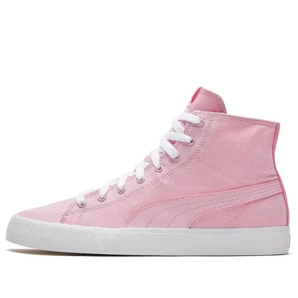 PUMA Bari Mid High-top Sneakers - White/pink