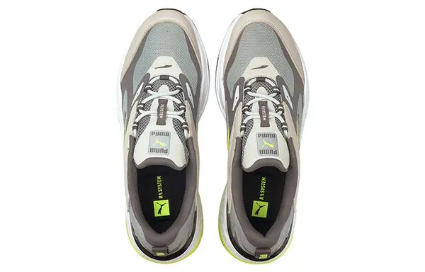 PUMA Rs-fast Neon Sneakers - White/brown/yellow
