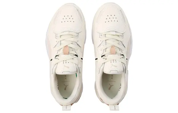 PUMA Orchid X Ameri "warm White Black" Lace Up Sneakers