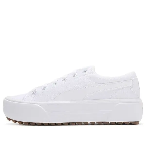 PUMA Kaia Platform Gum Sneakers - White