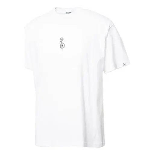 PUMA Bts Crossover Small Short Sleeve Couple Style - White