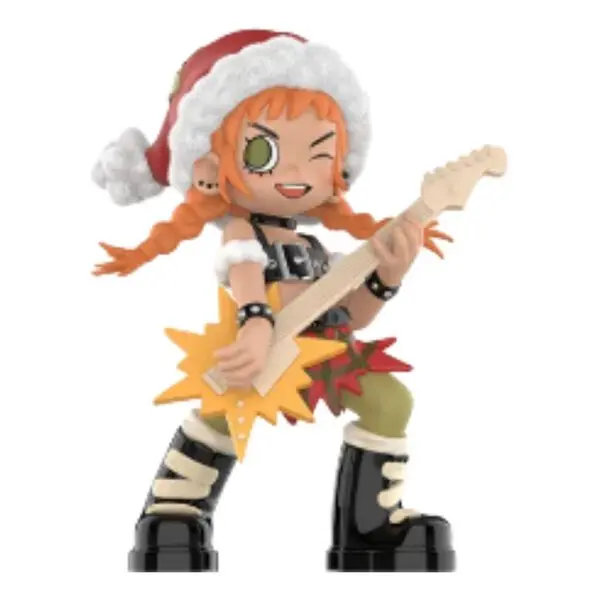 POP MART Lil Peach Riot Holiday Mixtape Series Figure 'gigi- Rock The Night Away - Multi-color