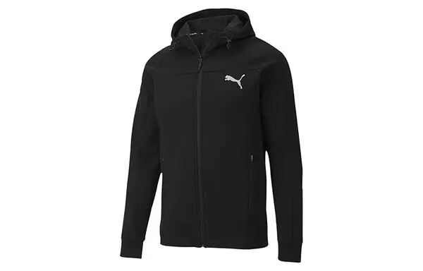 PUMA Evostripe Logo Zipper Hooded Jacket
