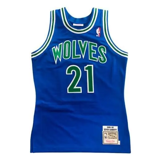 Mitchell & Ness Nba Authentic Kevin Garnett Minnesota Timberwolves 1995-96 Jersey