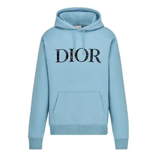 Dior X Peter Doig Crossover Hoodie - Light Blue