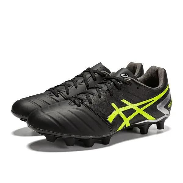 Asics Ds Light Low Top Athletic Shoes - Black/safety Yellow