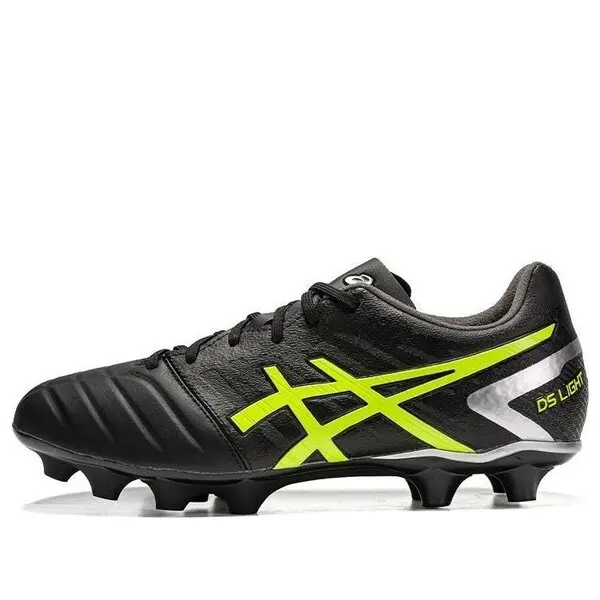 Asics Ds Light Low Top Athletic Shoes - Black/safety Yellow