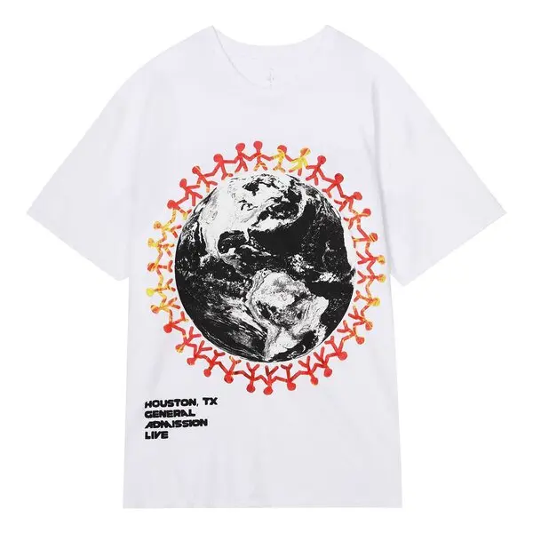 TRAVIS SCOTT Fw22 Around The World Tee - White