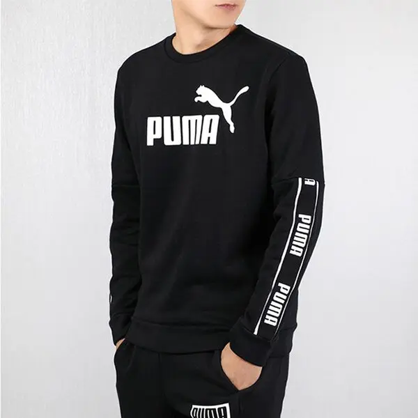 PUMA Fleece Pullover With Logo Detail