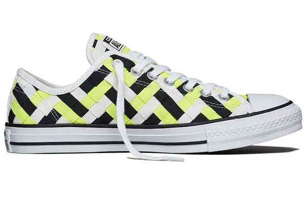 CONVERSE Chuck Taylor All Star Low Top Woven Sneakers - Yellow/black