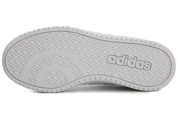 Adidas Hoops 2.0 Embroidered Sneakers - White