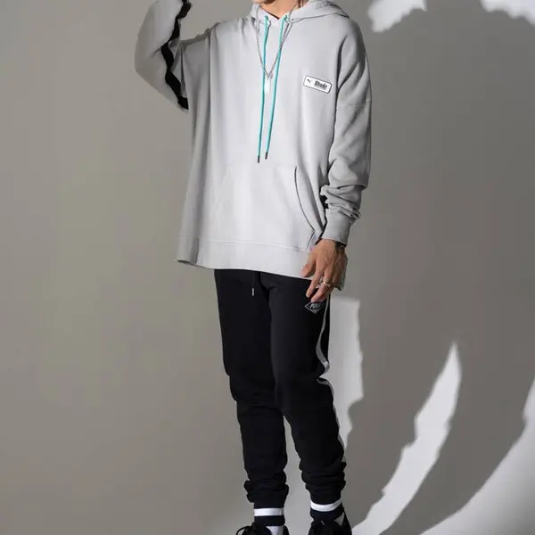 PUMA X Rhude Series Knit Hoodie - Grey