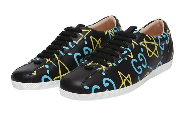 Gucci Apollo Star Leather Gg Logo Sneaker
