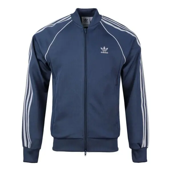 Adidas Originals Sst Track Jacket In Marine - Blue