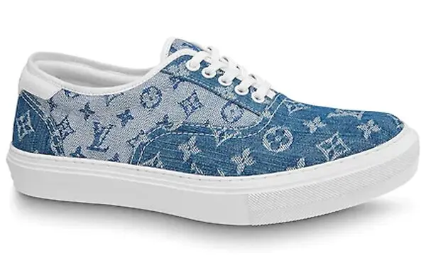 LOUIS VUITTON Trocadero Sneakers Denim Monogram
