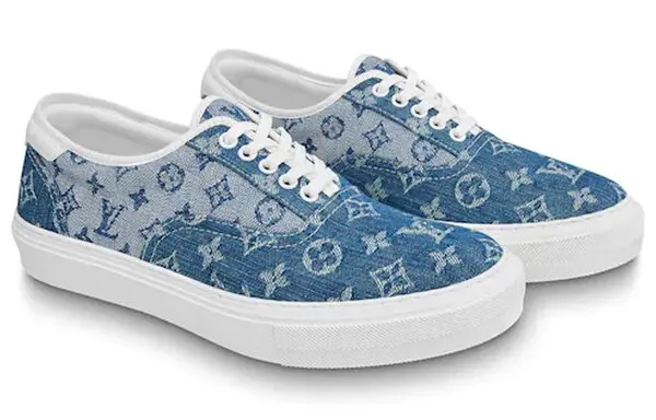 LOUIS VUITTON Trocadero Sneakers Denim Monogram