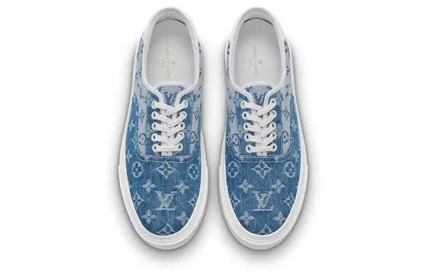 LOUIS VUITTON Trocadero Sneakers Denim Monogram