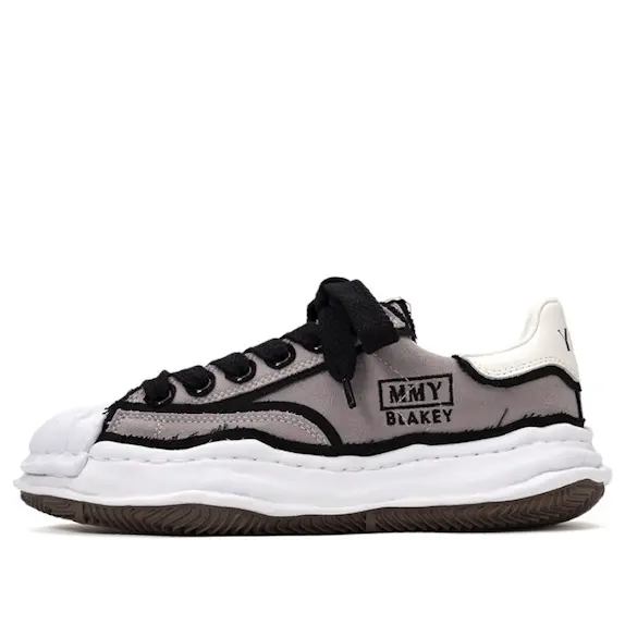Mihara Yasuhiro Blakey Low Original Sole Sneakers - Grey/black