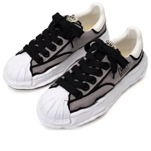 Mihara Yasuhiro Blakey Low Original Sole Sneakers - Grey/black