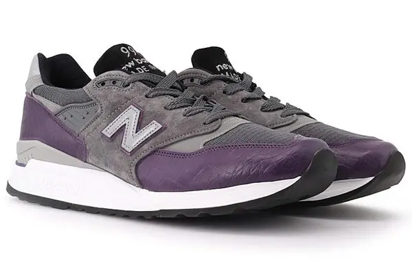 NEW BALANCE 998 Made In Usa - Grey/purple