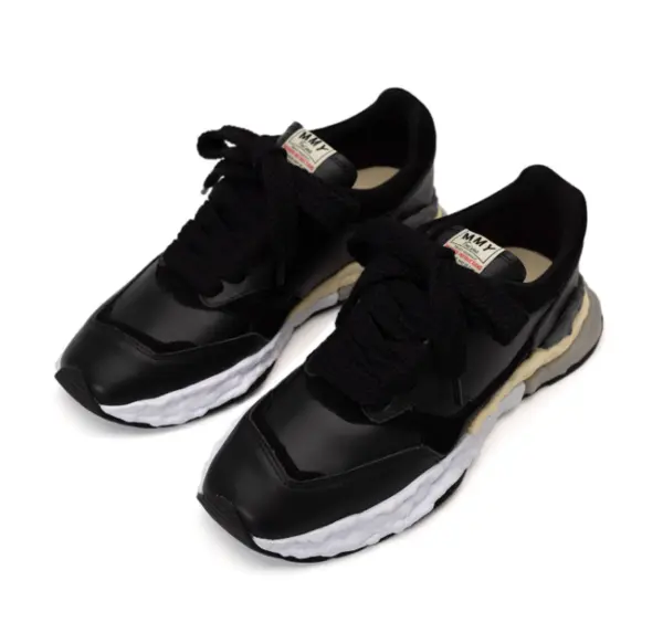 Mihara Yasuhiro George Og Sole Leather Low-top Sneaker
