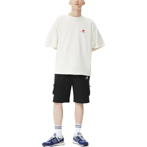 NEW BALANCE Cartoon Logo T-shirt Asia Sizing - Beige