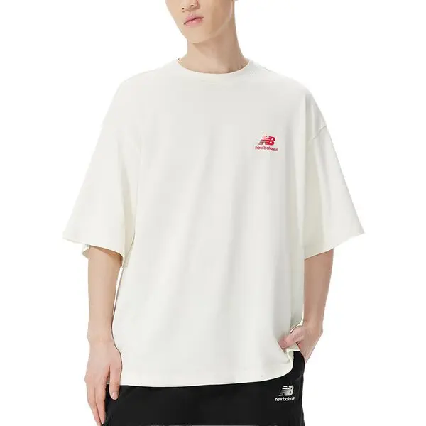 NEW BALANCE Cartoon Logo T-shirt Asia Sizing - Beige