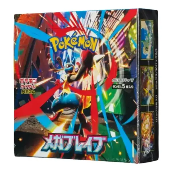POKEMON Card Jp Mega Evolution Expansion Pack Box 'mega Brave - Multi-color