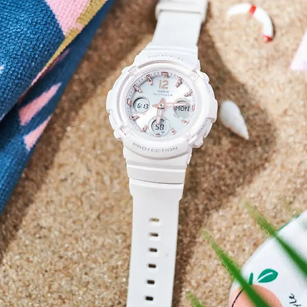 Casio Baby-g Bga-2800-7a Shockproof And Water Resistant Watch - White