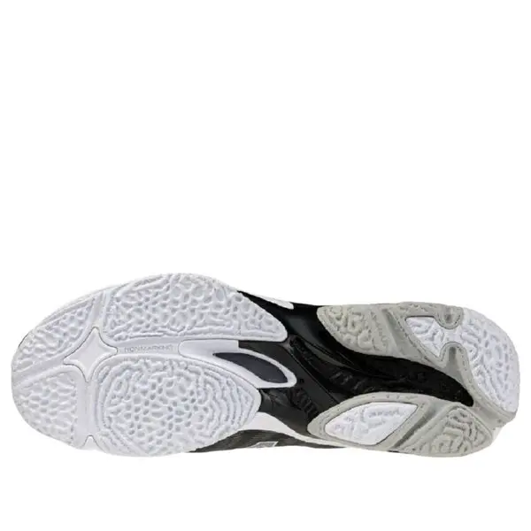 Mizuno Wave Lightning Elite Wide Athletic Sneakers - Black/white