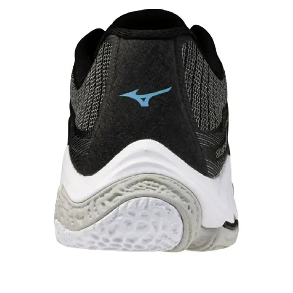 Mizuno Wave Lightning Elite Wide Athletic Sneakers - Black/white