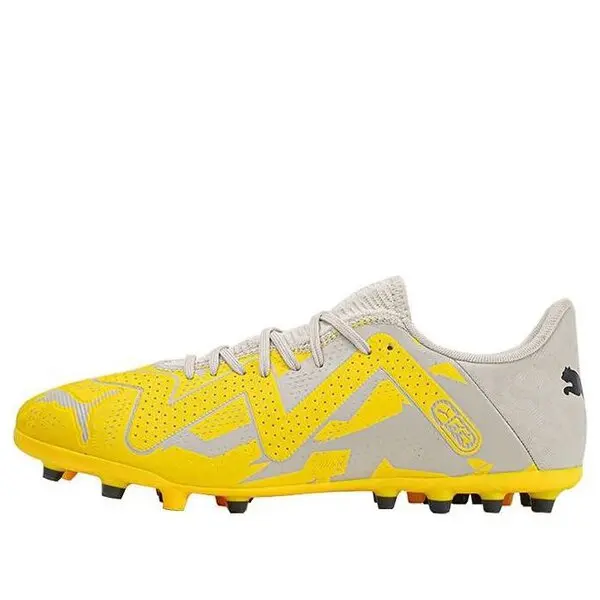 PUMA Future Play Mg Comfort Lightweight Cleats - Yellow/grey