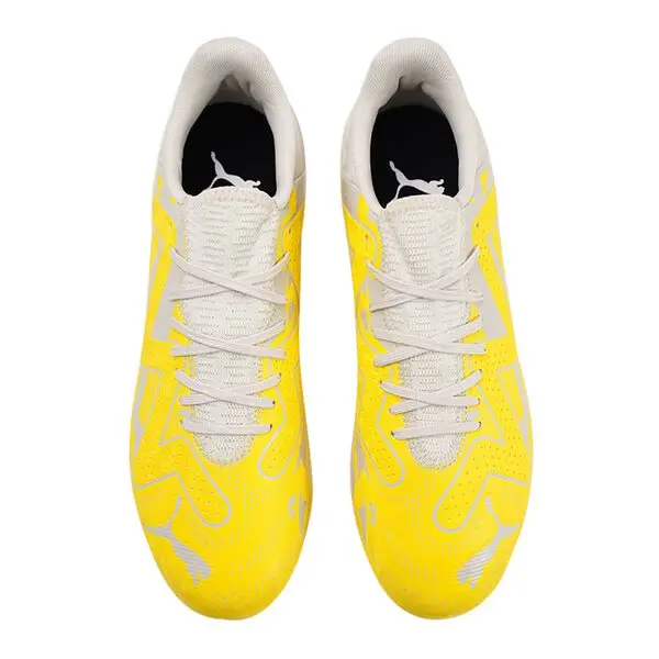 PUMA Future Play Mg Comfort Lightweight Cleats - Yellow/grey