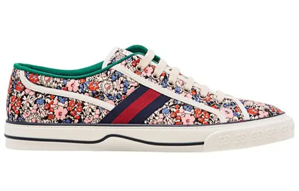 Gucci Tennis 1977 Floral Low Top Sneakers - Multi-color