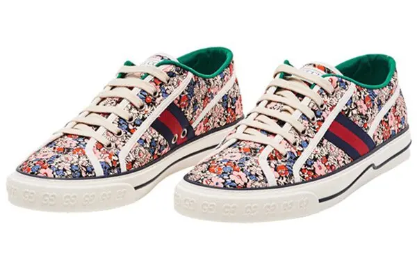 Gucci Tennis 1977 Floral Low Top Sneakers - Multi-color